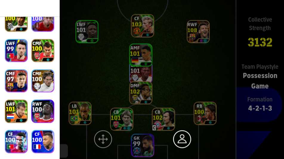 MESSI BLITZ CURLER EFOOTBALL MOBILE ANDROID iOS ACCOUNT