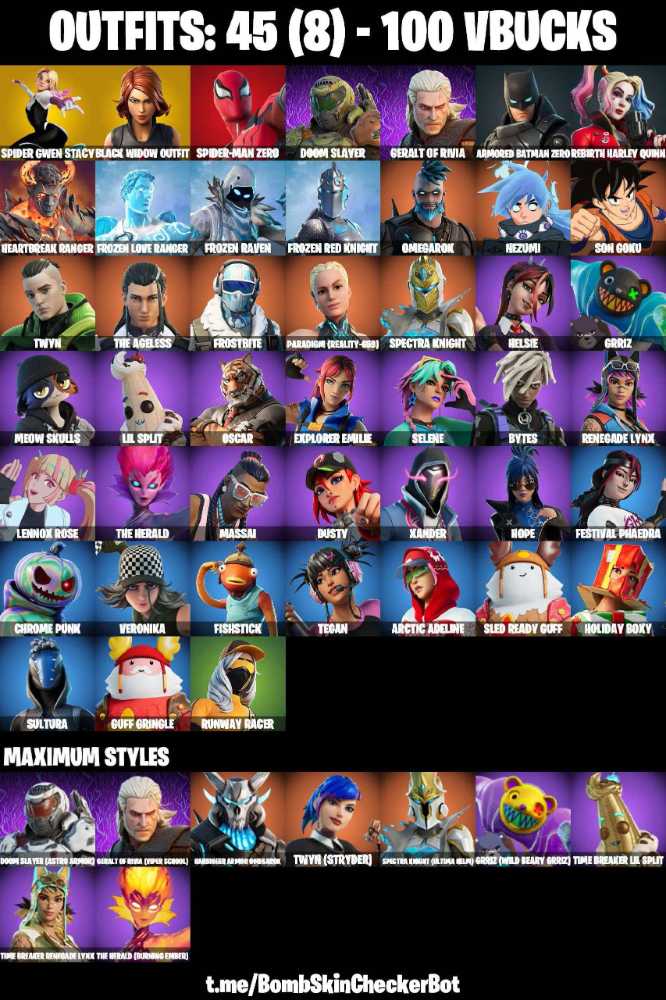 45 SKINS+BLACK WIDOW OUTFIT+GET GRIDDY+SPIDER-GWEN STACY+SPIDER-MAN ...