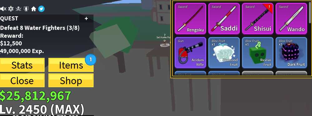 Lvl 2450+ 25m+Random fruits+Light fruit+ legendary swords+ Fighting ...