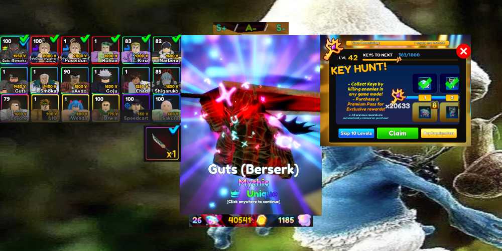 [Guts (Unique) | 2 Poseidon ]Anime Adventures | 9 Mythic Unit ...