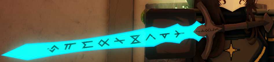 |Deepwoken| Hero's Blade of Frost - Medium Weapon | Roblox