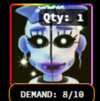 Shiny Frost Queen Ballora - Support - Secret - FNTD - Five Nights TD