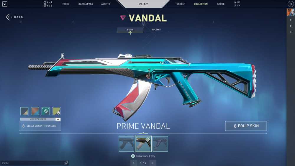 OCE/AUS/ASIA | 125/100 VP | Prime Vandal + Hivemind vandal + Spectre ...