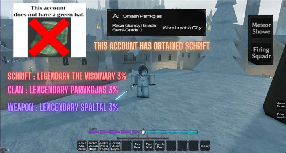 Account Quincy | Schrift (Legendary) The Visionary | Clan (Legendary ...