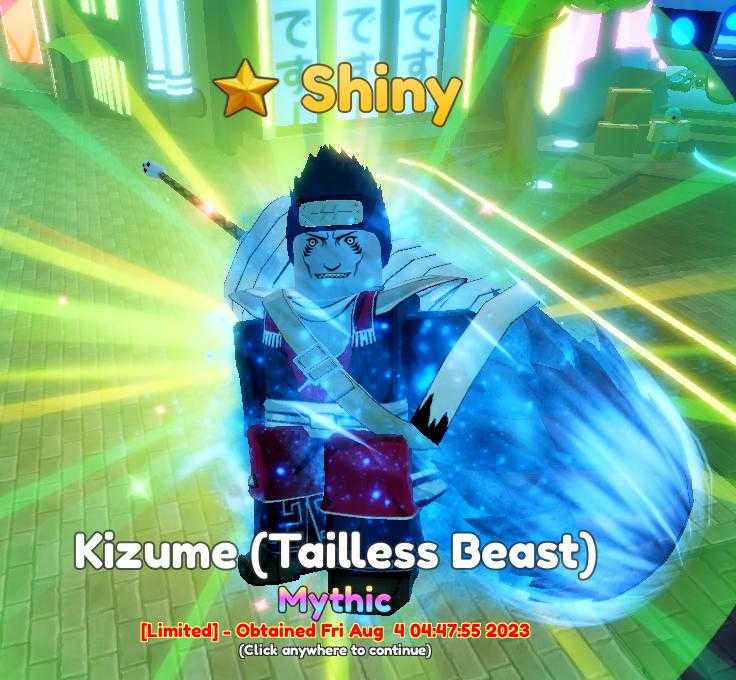 Shiny Kizume (Tailless Beast) | Anime Adventures (AA)