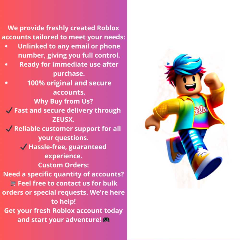 Fresh Roblox Accounts for Sale