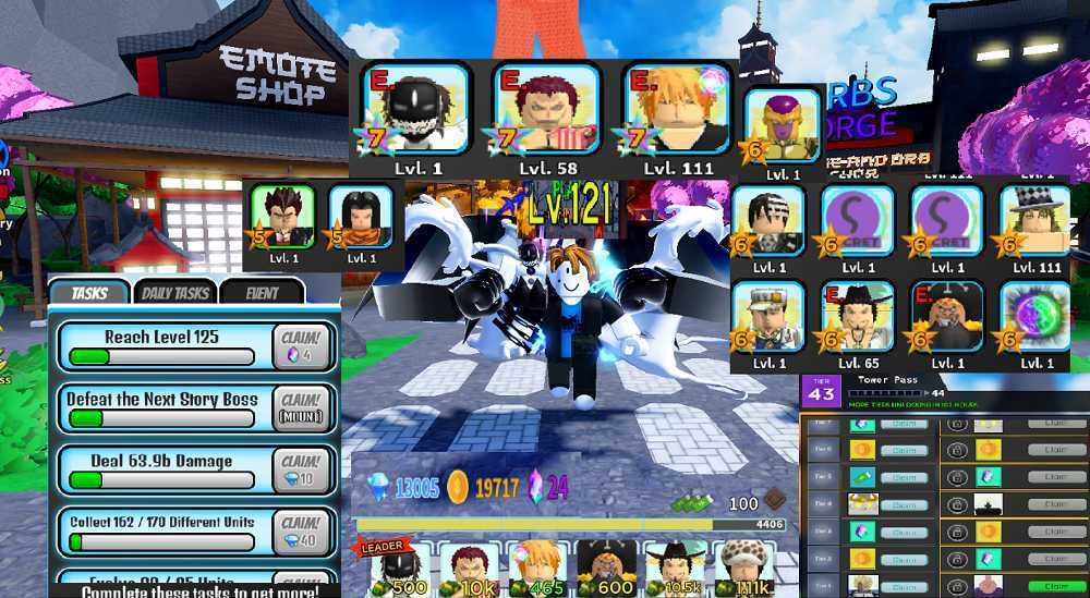 #003 ⭐ASTD⭐ All Star Tower Defense Meta account Lvl 121 , 13k gems : x3 ...