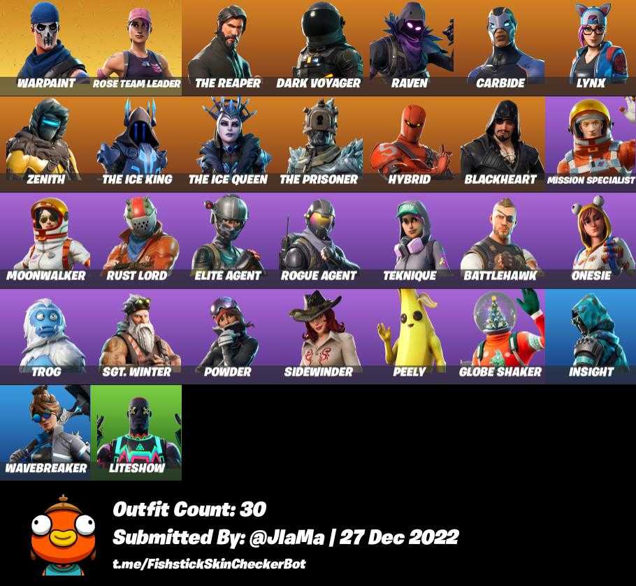 MAKO and REAPER (30 outfits/All platforms/Full access with changeable ...