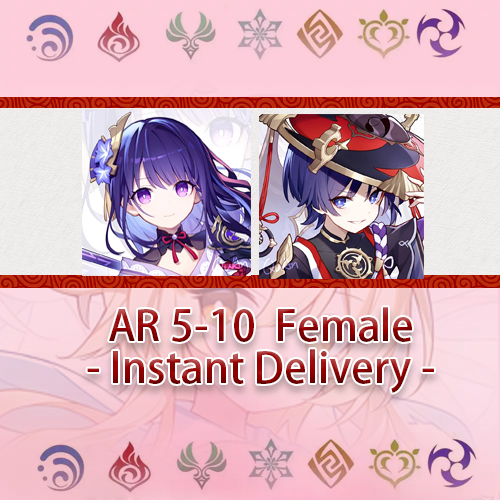 [Asia] AR5 Wanderer+Raiden Female starter No.BG1C6