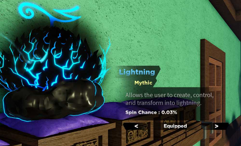 Fruit Battlegrounds LIGHTNING Fruit | STARTER ACCOUNT | with 2530 Gems ...