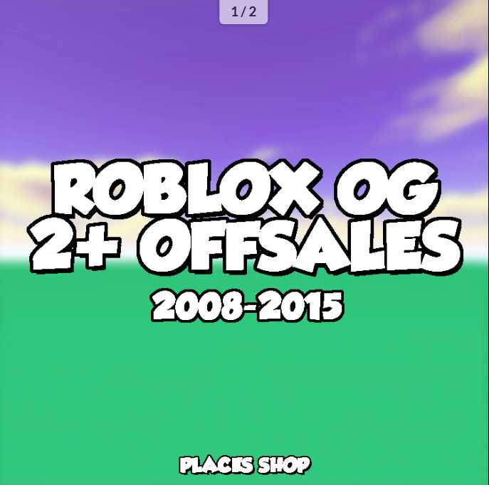 OG ROBLOX Item Account 2+ Offsales / Limiteds Guaranteed 2008-2015 Join ...