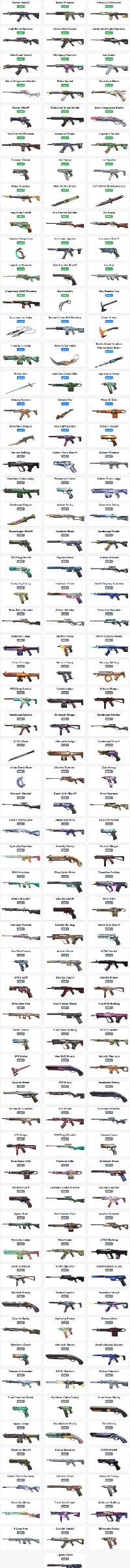 EU/TR Gold 3 VCT Knife+Champions 2022 Phantom+Kuronami Set+imperium Set ...