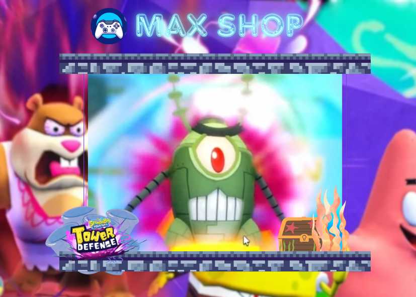 Cyborg Secret Plankton (Vortex) - Spongebob Tower Defense TD | Best Deal