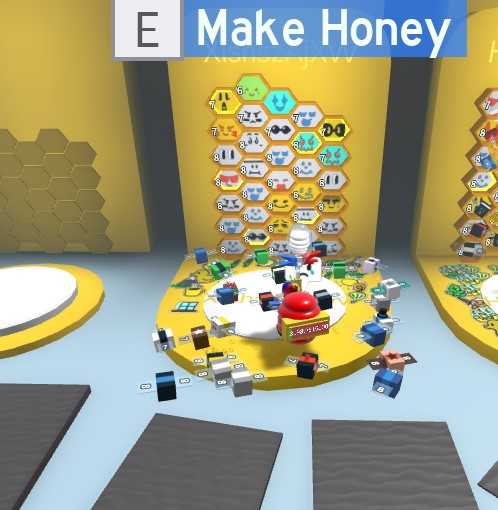 Bee Swarm Simulator 33 bees Festive Bee Diamond Bee Demon Bee 35m Honey ...
