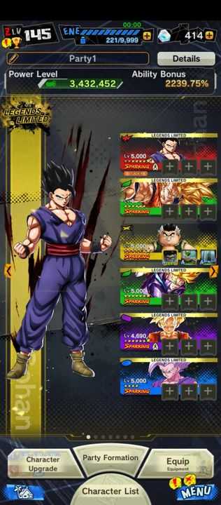Android+IOS-Team Gohan-Ultimate Gohan 9 star+Beast Gohan+Gohan Youth+Trunks+Cooler+Pan+Gotten 12 ...