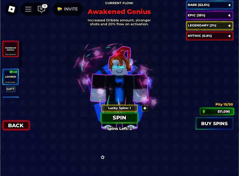 Blue Lock: Rivals | Mythical Shidou Style + Mythical Awakened Genius ...