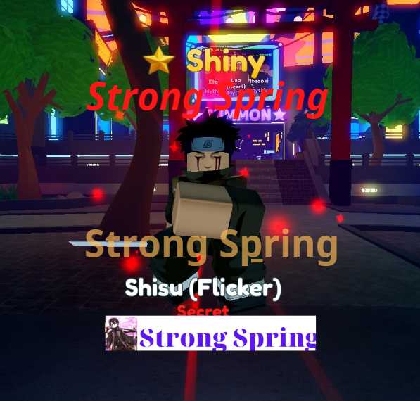 Anime Adventures : Shiny Shisui ( Flicker )