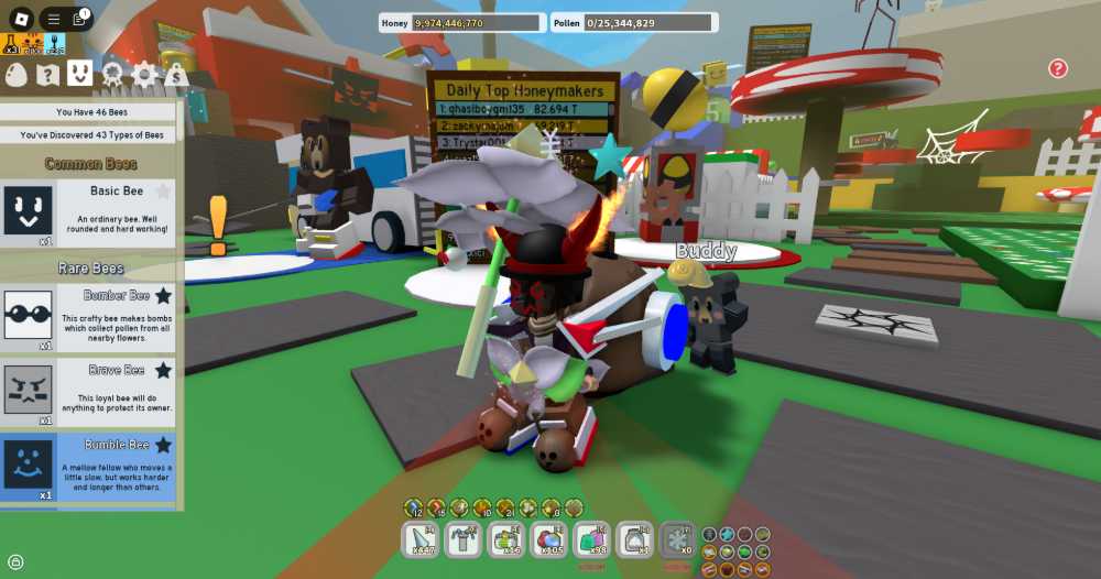 B41 | Bee Swarm Simulator Account | 46 Bee | BSS | Beeswarm | Bee Swarm ...