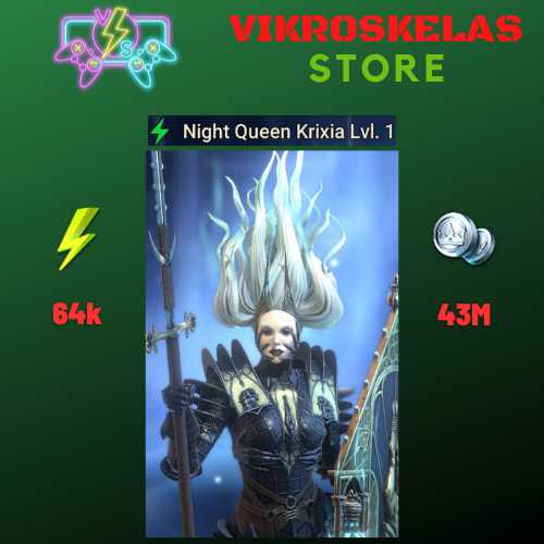 Starter with Mythical - Krixia : 64k energy / 43 mln coins / Abbess ...