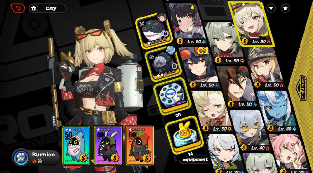 Asia | Burnice - Caesar - Ellen Joe C0W1 - Soldier 11 - Grace C1 ...