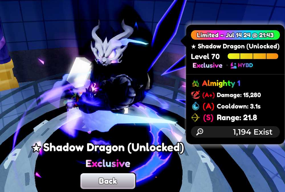 Shadow Dragon Almighty