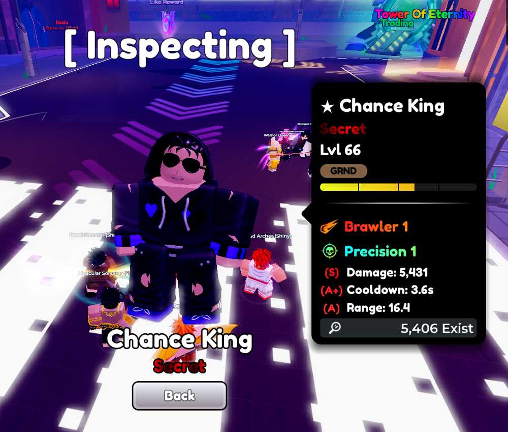 [Double Trait] Chance King (Hakari) Evo | Anime Defenders