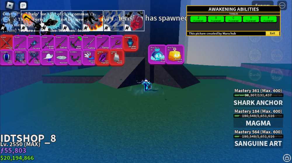 Shark V4 T10 - Level 2550 | Sanguine art | Leviathan Shield | Fox Lamp I CDK | Shark anchor ...