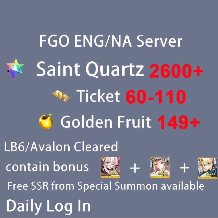 Global] NAServer 2600+ SQ | Koyanskaya of Light+Castoria+Artoria ...