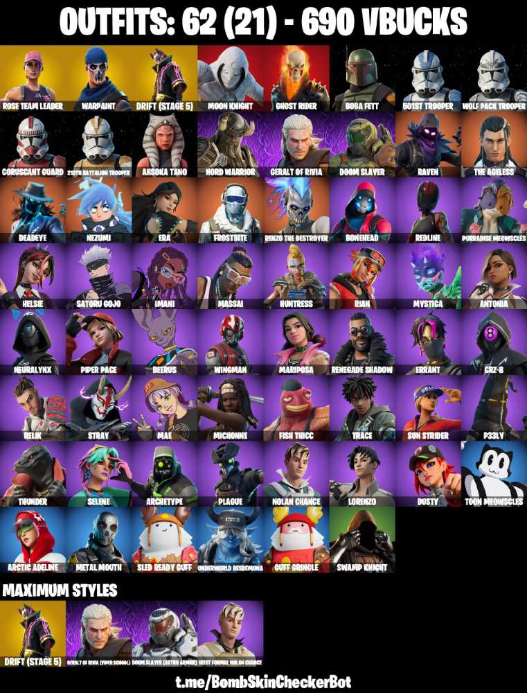 SATORU GOJO+RAVEN+MOON KNIGHT+DRIFT+BOBA FETT+501ST TROOPER+WOLF PACK ...