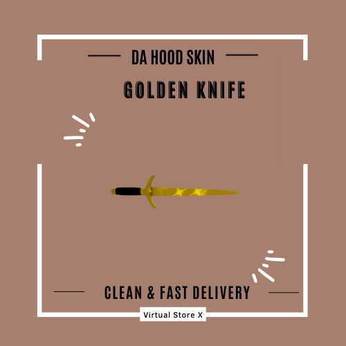 Roblox - DH - Da Hood - Golden Knife - High tier Knives / Revolvers ...