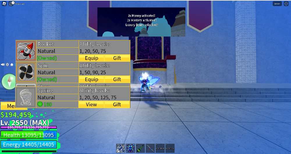 Shark V4 Full Gear, x3 Max Storage, Sanguine Art/Godhuman, CDK, TTK ...