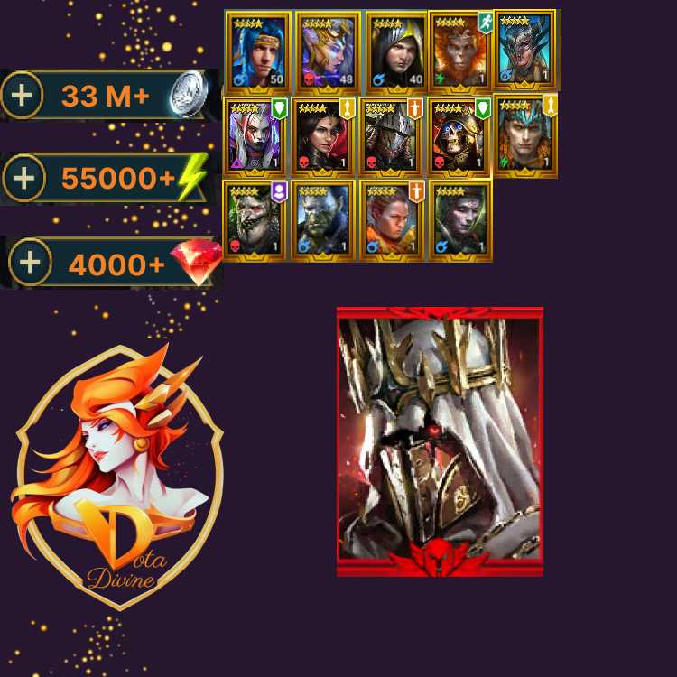 Siegfrund the Nephilim + Ninja + Arix + 12 Legs + 60000 energy + 33 m ...