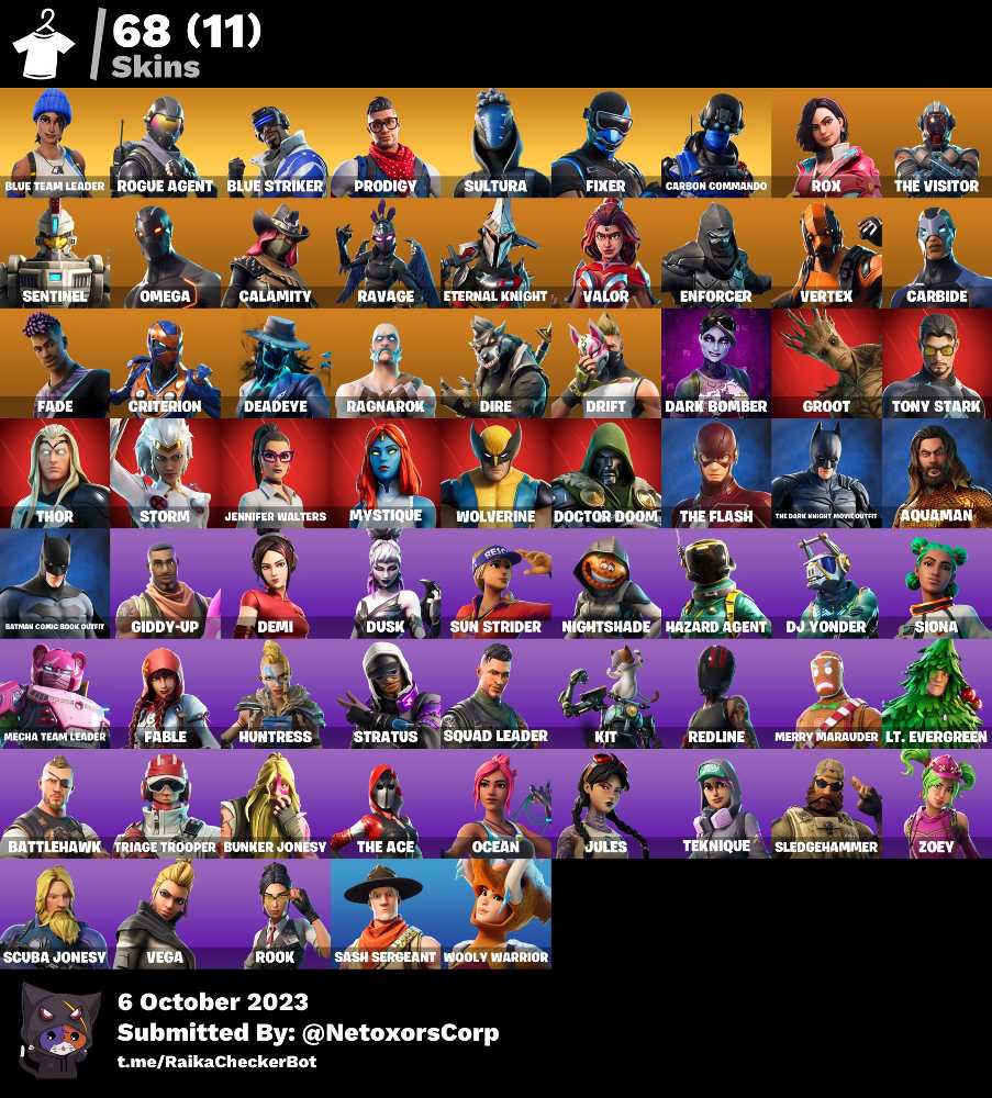 68 SKINS BLUE TEAM LEADER PRODIGY ROGUE AGENT BLUE STRIKER DRIFT ...