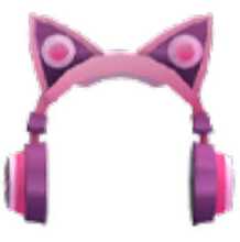 Roblox Adopt Me - Pink Cat Ear Headphones