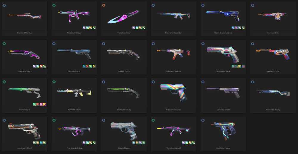 23 SKINS+1 KNIFE+TRANSITION(KNIFE+STINGER+BULLDOG+SHORTY+VANDAL)+RDVR ...