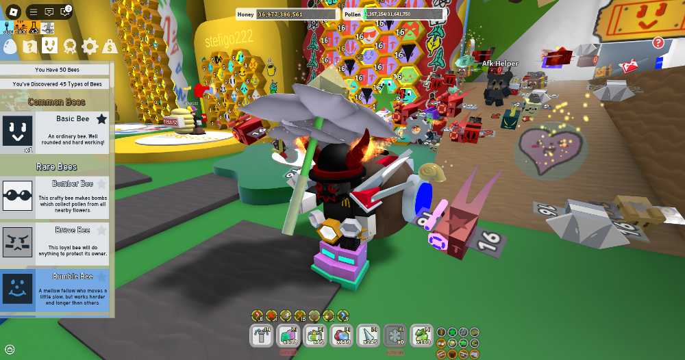 B36 | Bee Swarm Simulator Account | 50 Bees | 16 lvl | BSS | Beeswarm ...