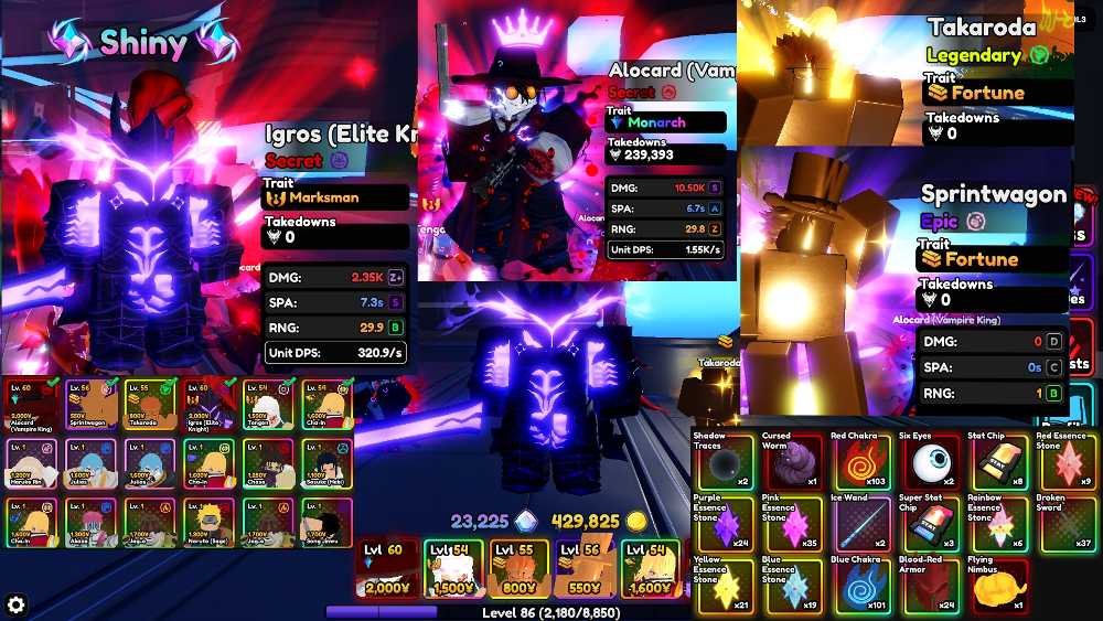 EVO Alocard (Z S Z)Monarch 0.1 |EVO Igros Shiny (Z+ S B) |Shiny ...