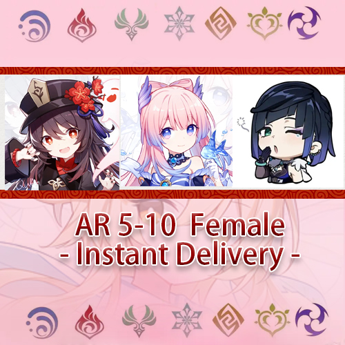 [Asia] AR5 Kokomi+Hutao+Yelan+Random Female starter No.BZ1N1