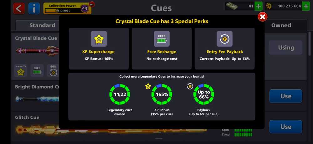 11 LEGENDARY CUE OPEN + Diamond VIP Tier + 100M Coins + 4 Fully Max Cue ...