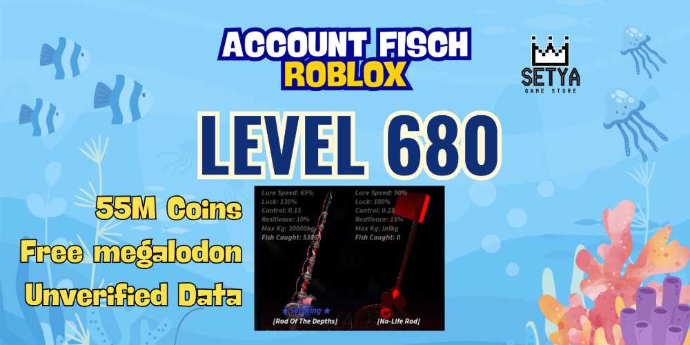 Account Fisch Level 680 - Free Phantom Megalodon (3) Normal Megalodon ...
