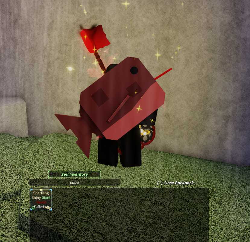 SSGH / Sparkling Shiny Giant Hexed Pufferfish | Fisch