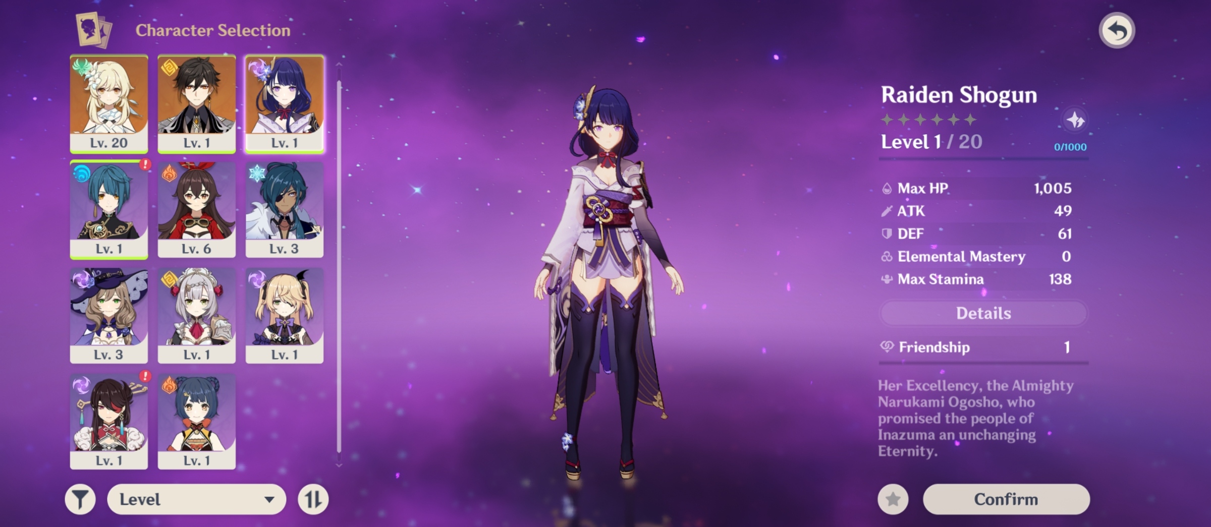 ASIA AR10 Zhongli + Raiden Shogun Instant Delivery