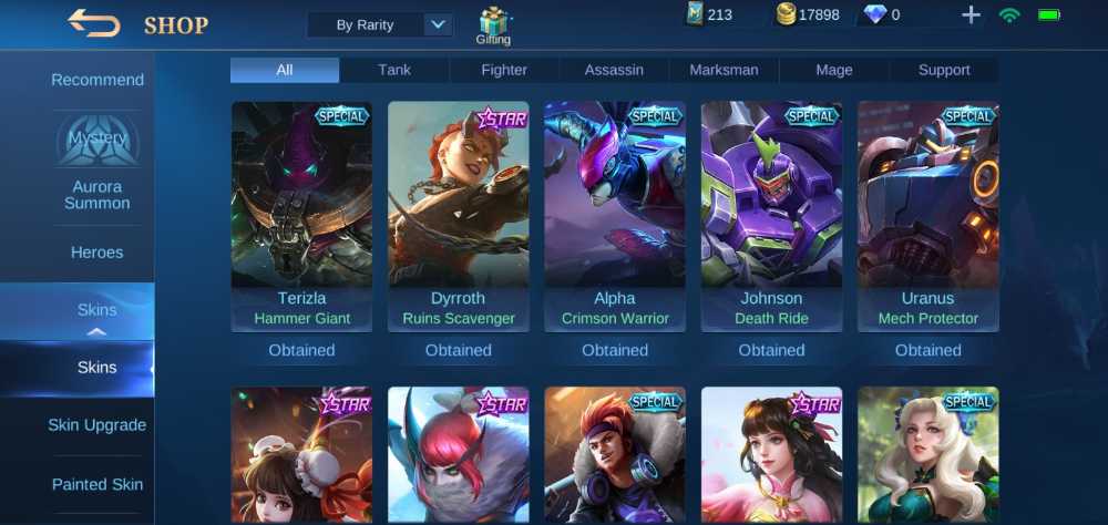 MOBILE LEGENDS Premium Account