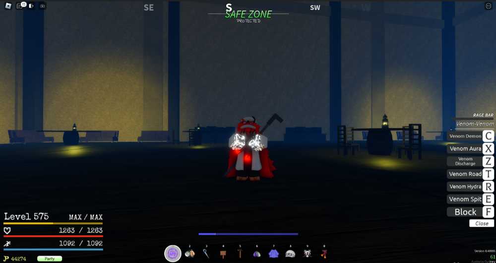 Venom Venom no mi MAX LEVEL 575 stacked Account |GPO| Grand Piece ...