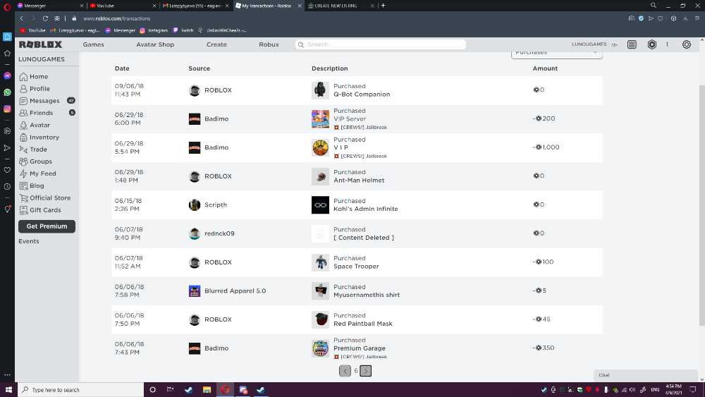 Selling My Roblox Account with over 22,000 robux spend on it