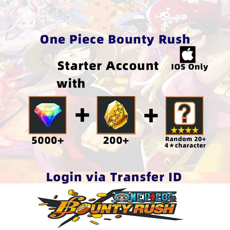 [IOS Only][+5000 Gems][200+ Gold Fragments][20+ 4character][Account ...