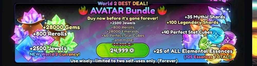 PROMOTIONAVATAR BUNDLE Anime Last Stand Bundle