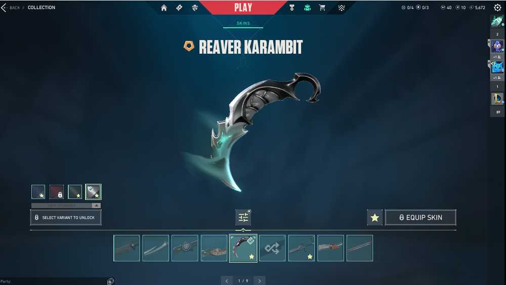 EU - 107 skins - Reaver Karambit - Ruination Phantom - Glitchpop ...