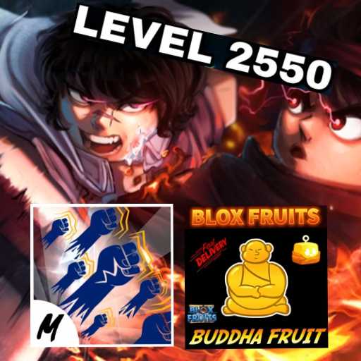Blox Fruits GOD+Buddha V2 (FULLY AWAKEN)+2550lv