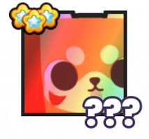 Rainbow Huge Red Panda PS99